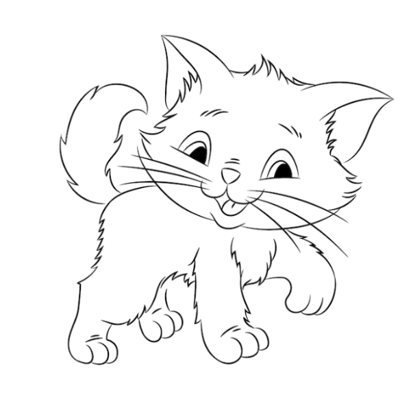 Tổng hợp 25+ mẫu tranh tô màu con mèo “cực cute” cho bé