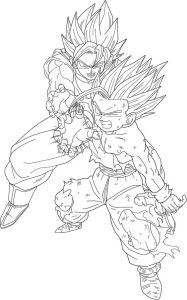 Bộ 30+ tranh tô màu Songoku - 7 Viên Ngọc Rồng đẹp nhất