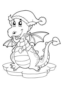 Bộ sưu tập tranh tô màu con Rồng dễ thương, đẹp nhất cho bé