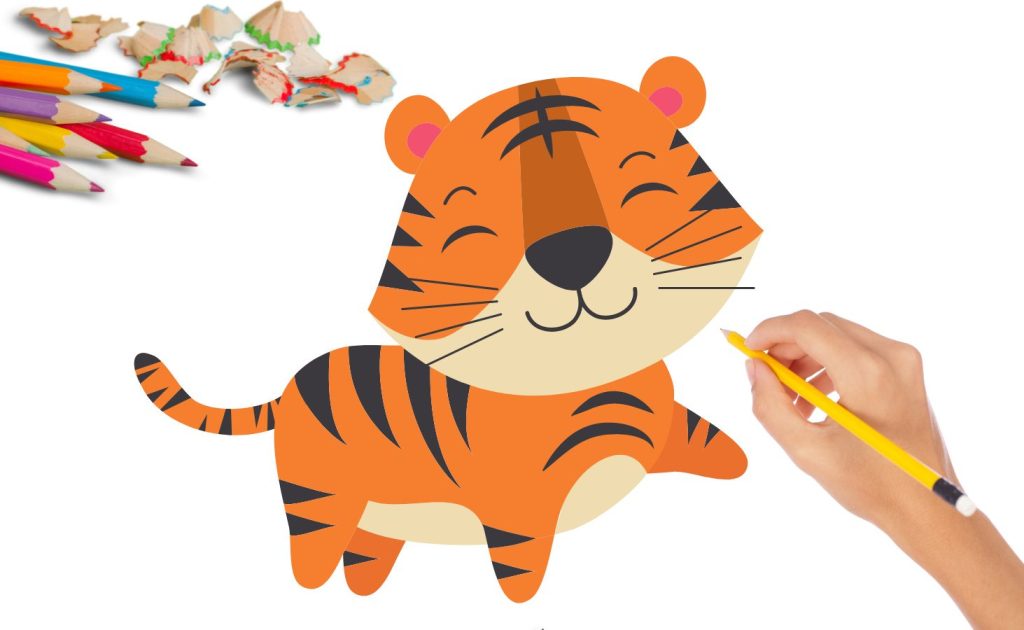 Bỏ túi ngay các cách vẽ con Hổ đáng yêu, dễ thương cho người mới bắt đầu