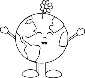 Bộ 20+ tranh tô màu Trái Đất cực dễ thương bé nào cũng "mê mẩn"