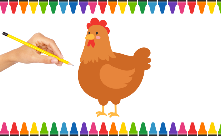 Tổng hợp các cách vẽ con Gà Trống, Gà Mái, Gà Con đơn giản nhất